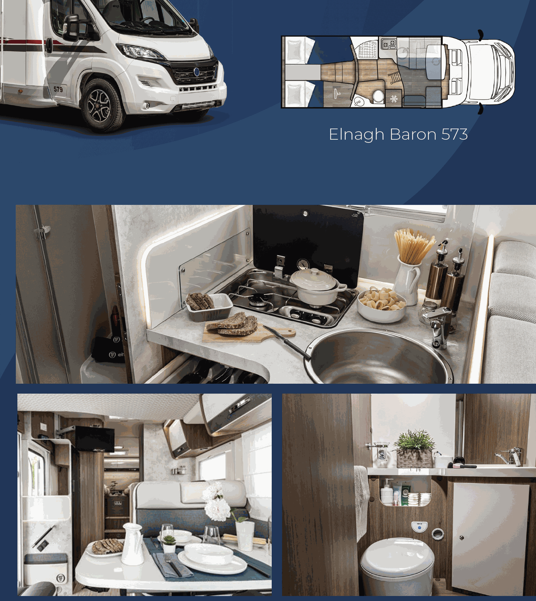 Ontdek het gamma van Elnagh bij Alpha Motorhomes